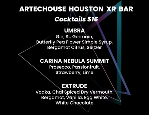 ARTECHOUSE HOUSTON XR BAR | ARTECHOUSE